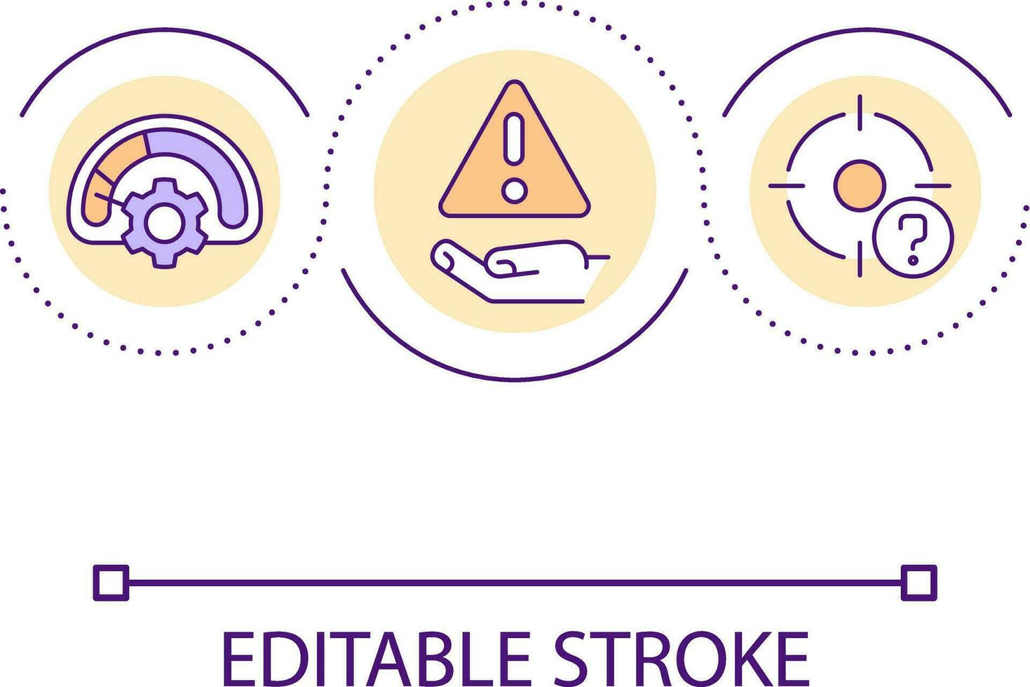Error Loop Concept Icon System Processing Failure Precaution Sign