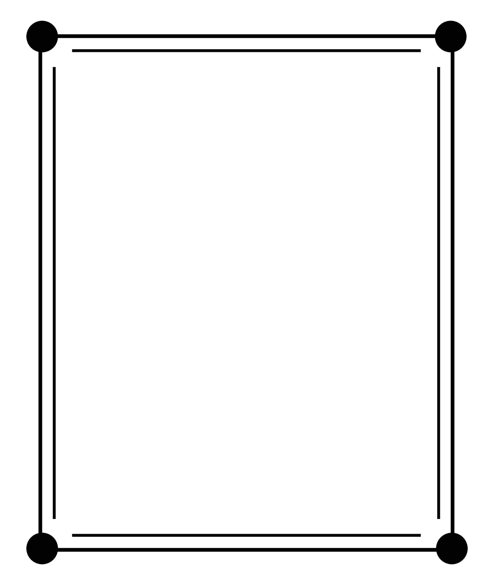 Frame Border Line Page Vector Vintage Simple Geometric Shapes Frame