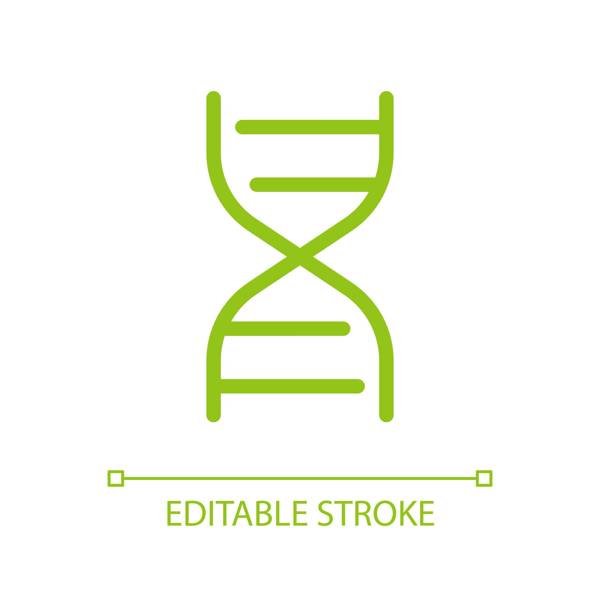 DNA Molecule Pixel Perfect Glassmorphism Ui Icon Genetic Code
