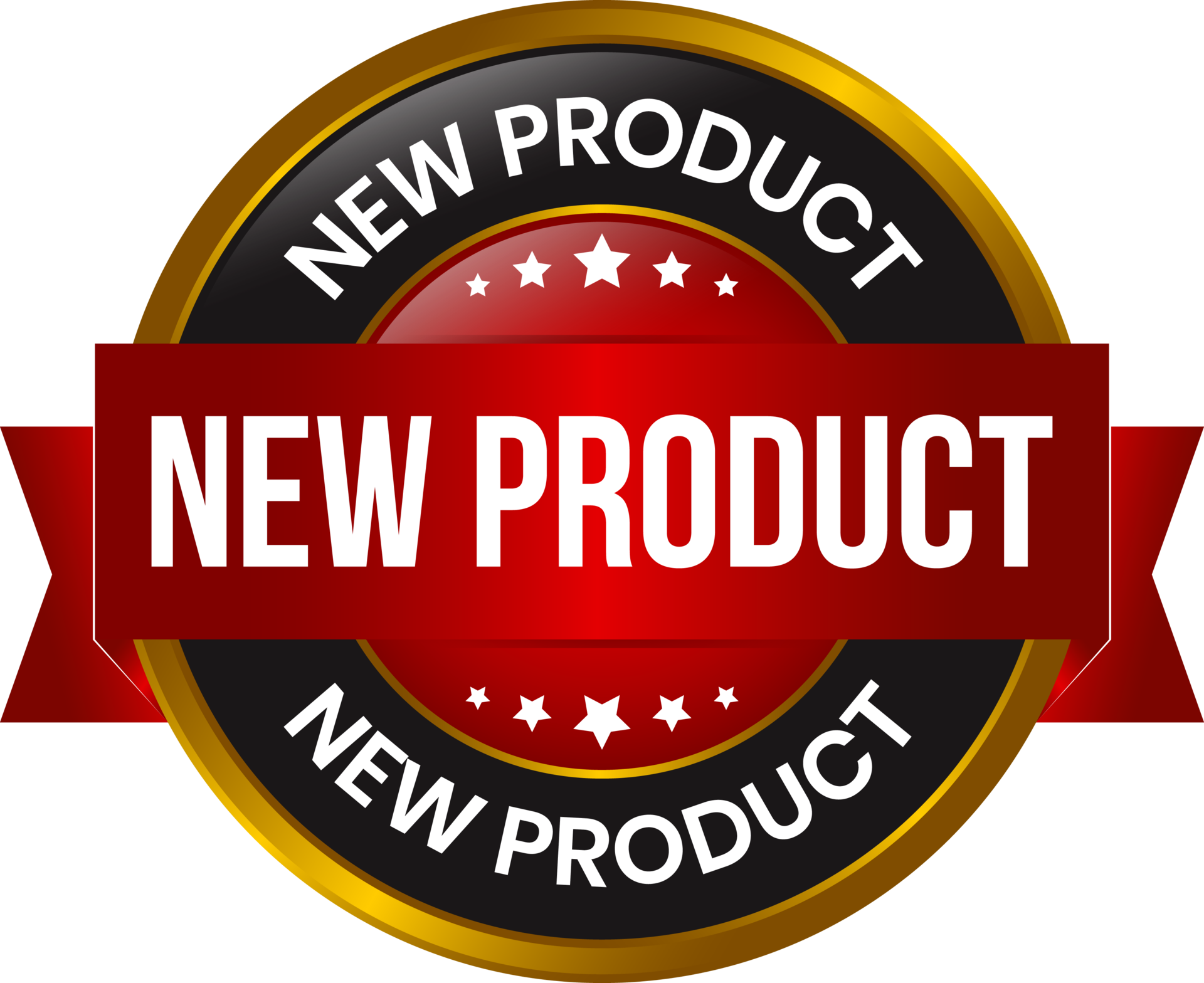 Glossy New Product Label New Products Icon New Product Banner 3D