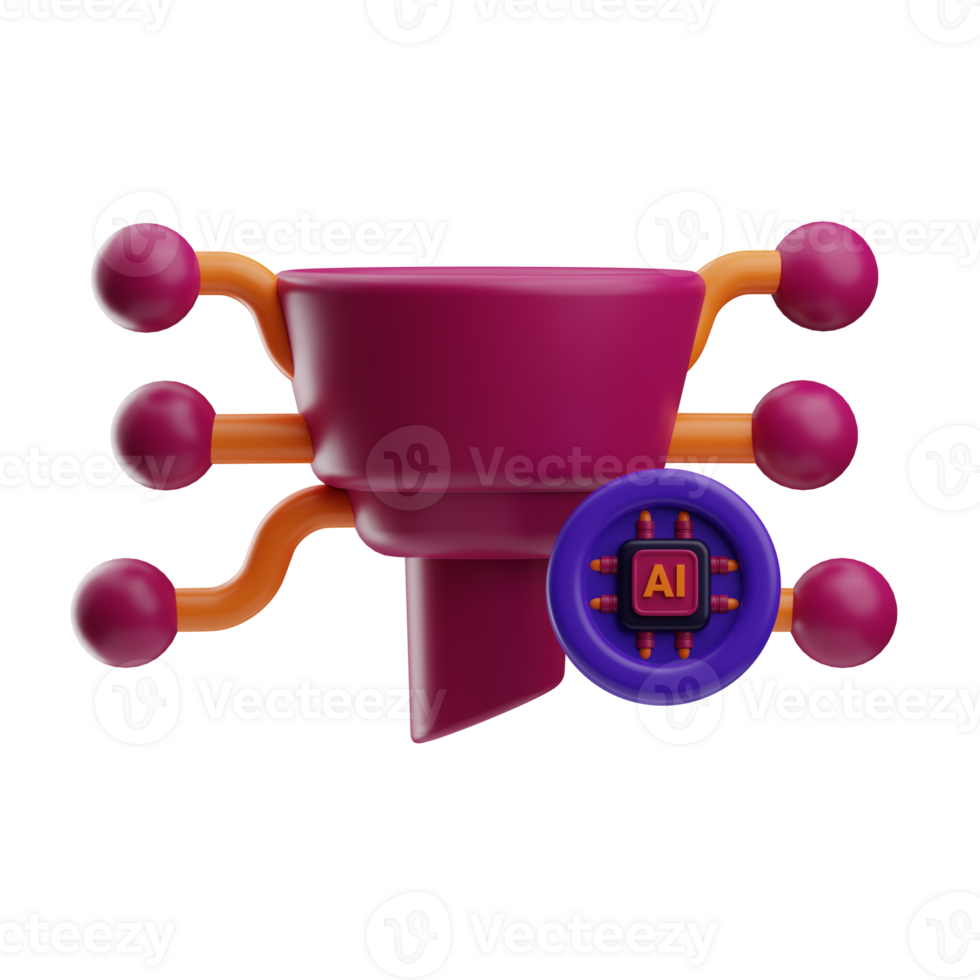 Artificial Intelligence Filter Illustration 3d 26823943 PNG