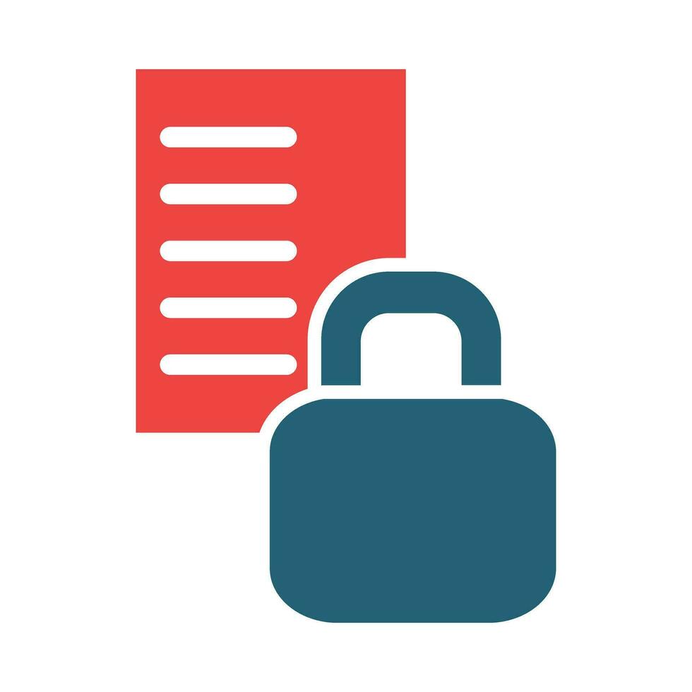 Encryption Vector Glyph Two Color Icons For Personal And Commercial Use