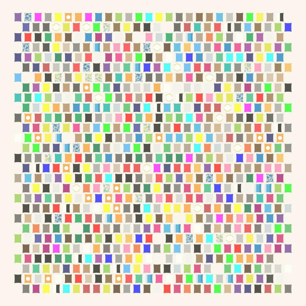 Abstract Background With Squares Colorful Random Square Random