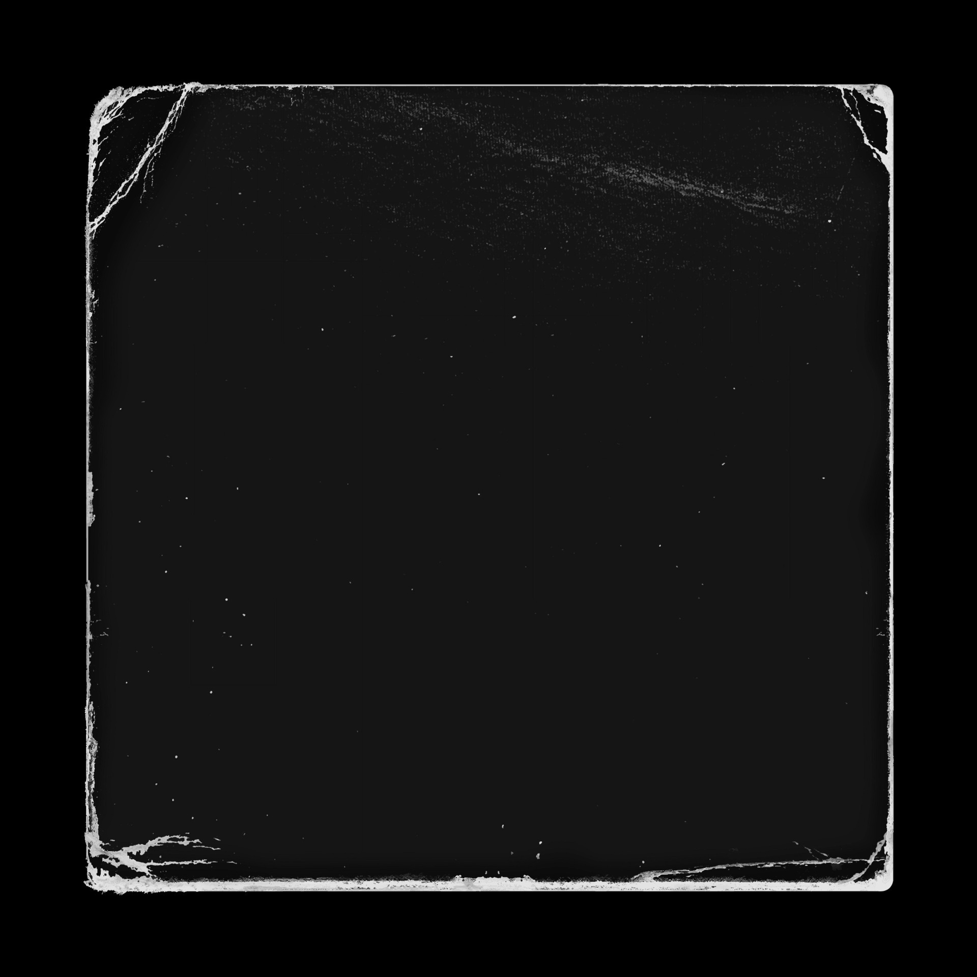 Realistic Distressed Edge Paper Texture Overlay For Album Cover Art