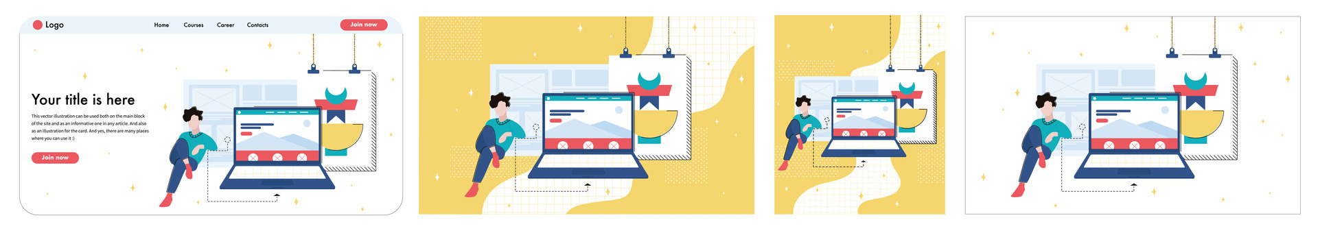 Concept A Man Creates A Custom Design For Application Ui UX Design Working On Website Or