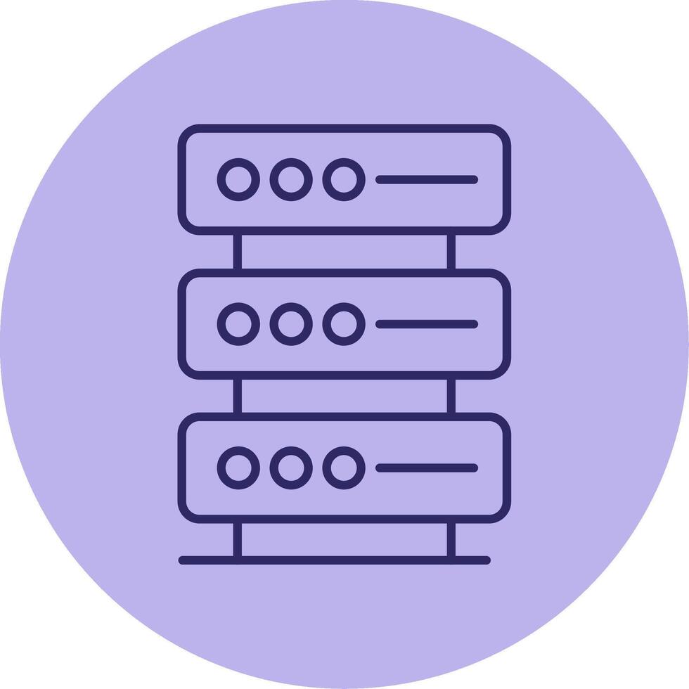 Database Line Circle Multicolor Icon 38273836 Vector Art At Vecteezy