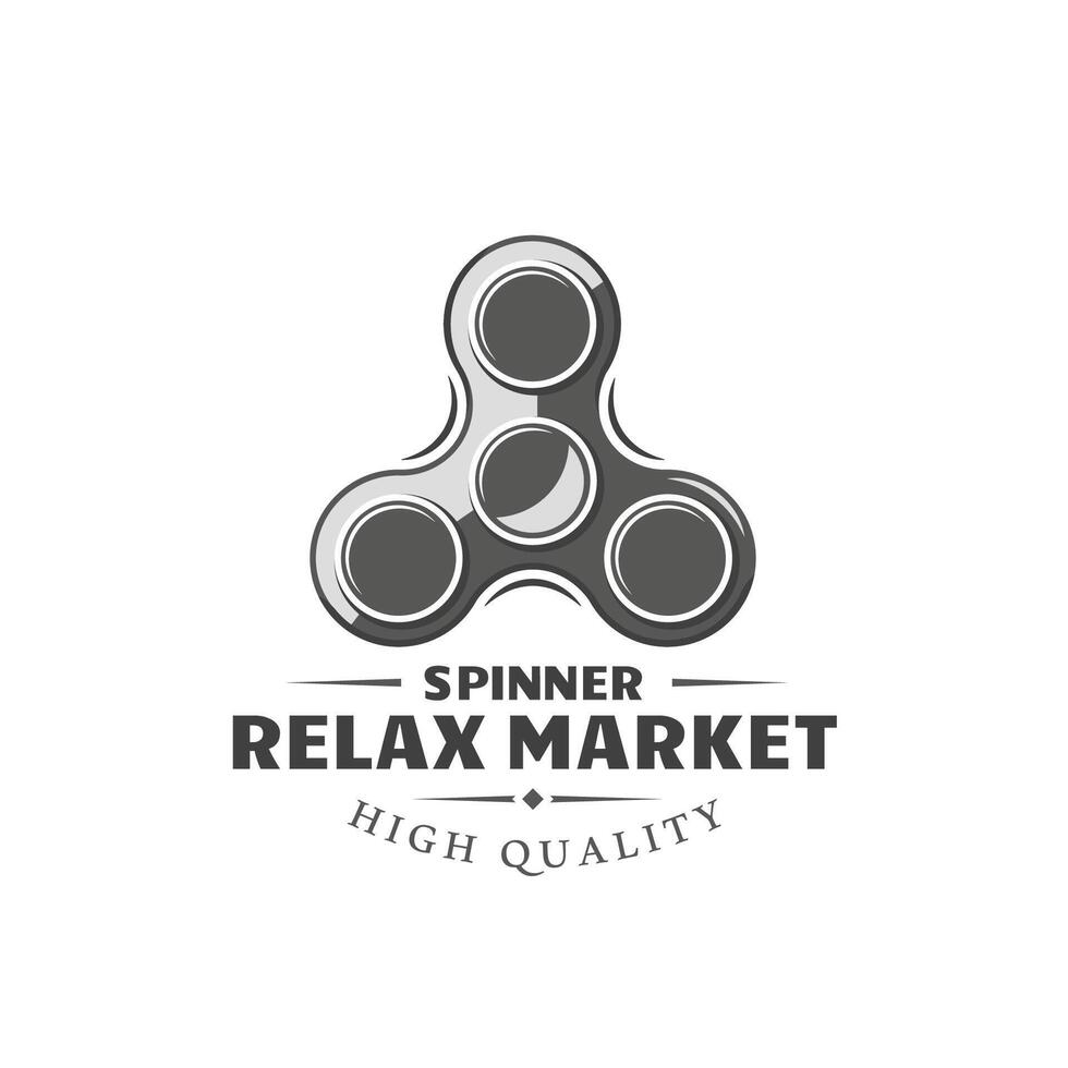 Color Spinner Label Isolated On White Background 39863308 Vector Art At