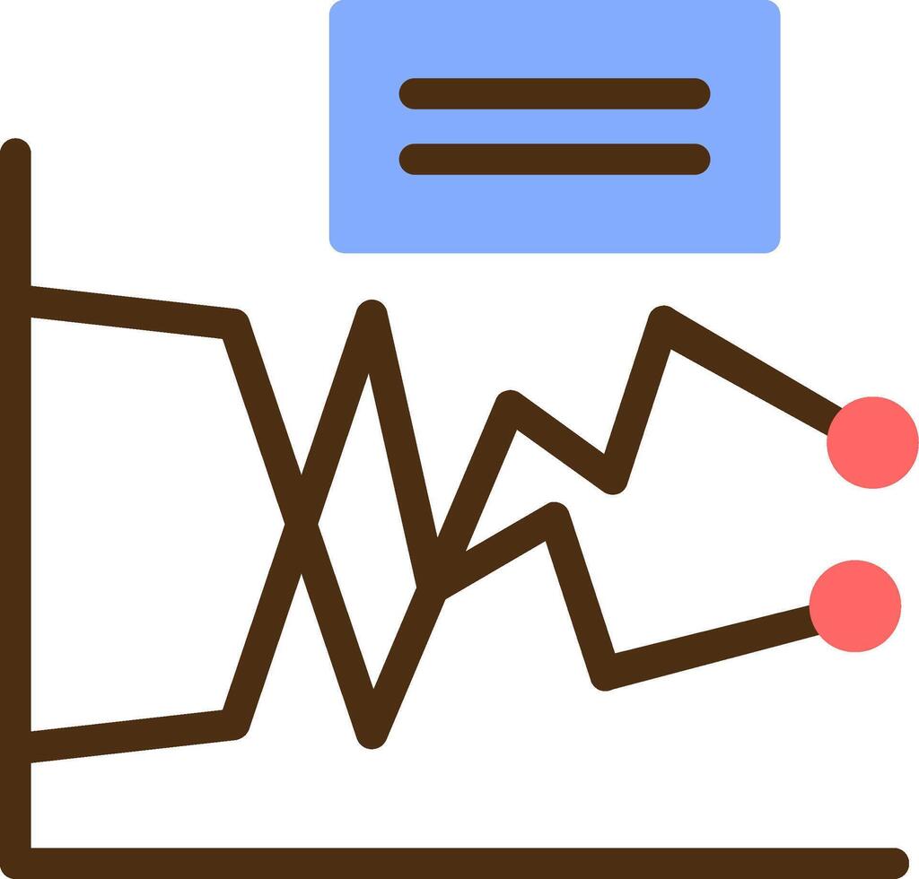 Line Graph Color Filled Icon 40949159 Vector Art At Vecteezy