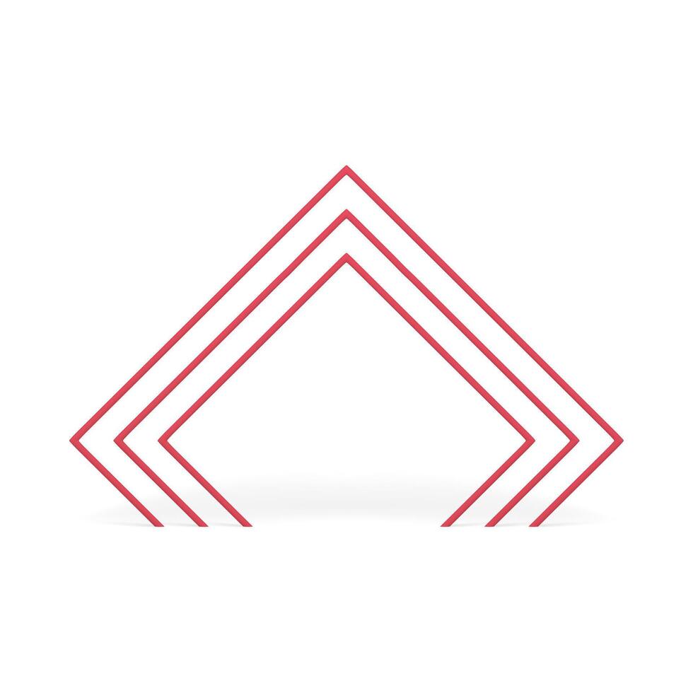 Polygonal Level Corner Arch Angular Column Basic Foundation For