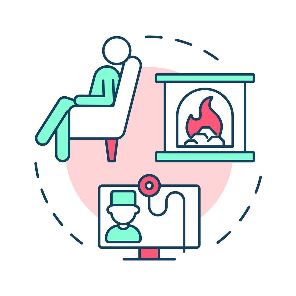Convenience Multi Color Concept Icon Accessing Healthcare Facility