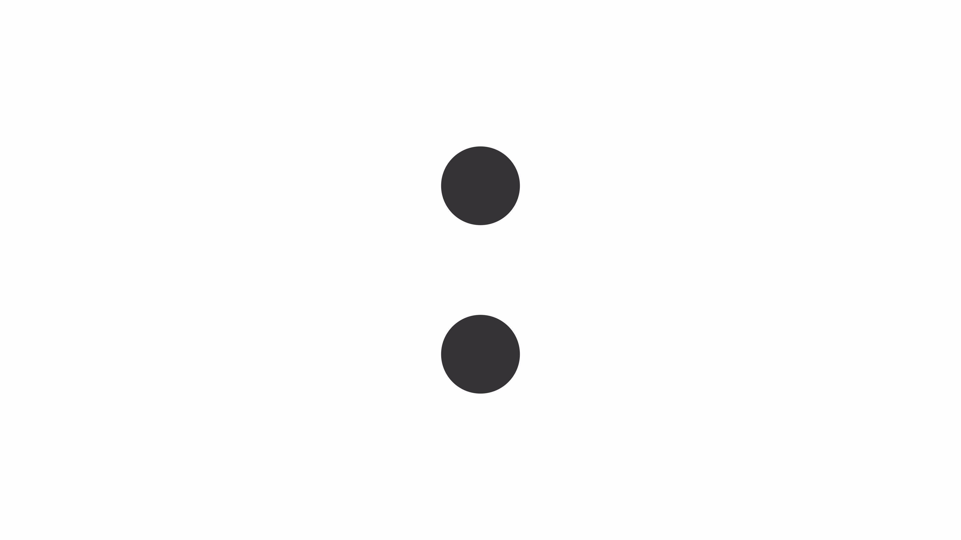 Animated Two Dots Spinning Loader Rotation Simple Black And White
