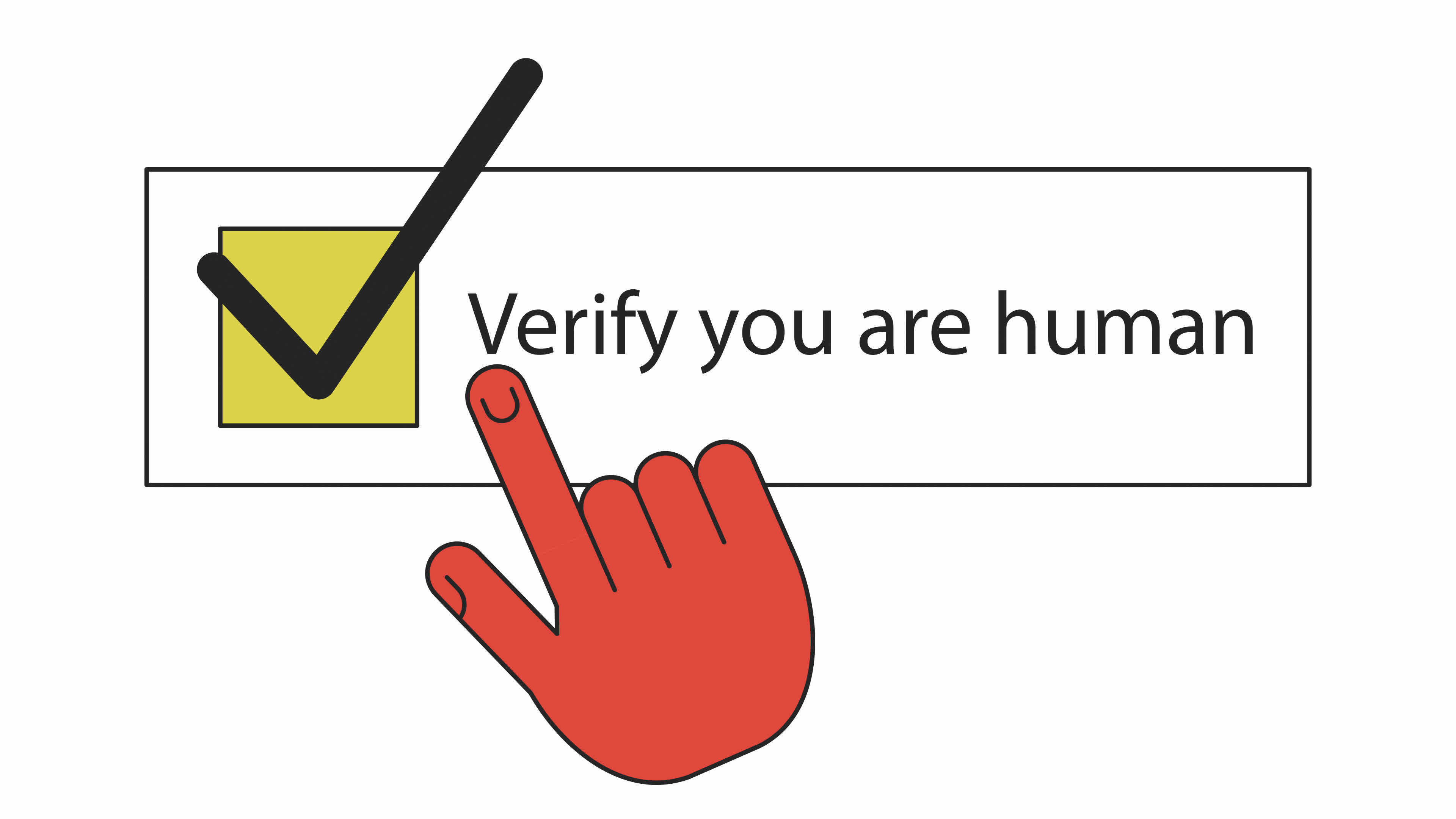 Captcha Verification Animation Animated Please Verify Pop Up 2D