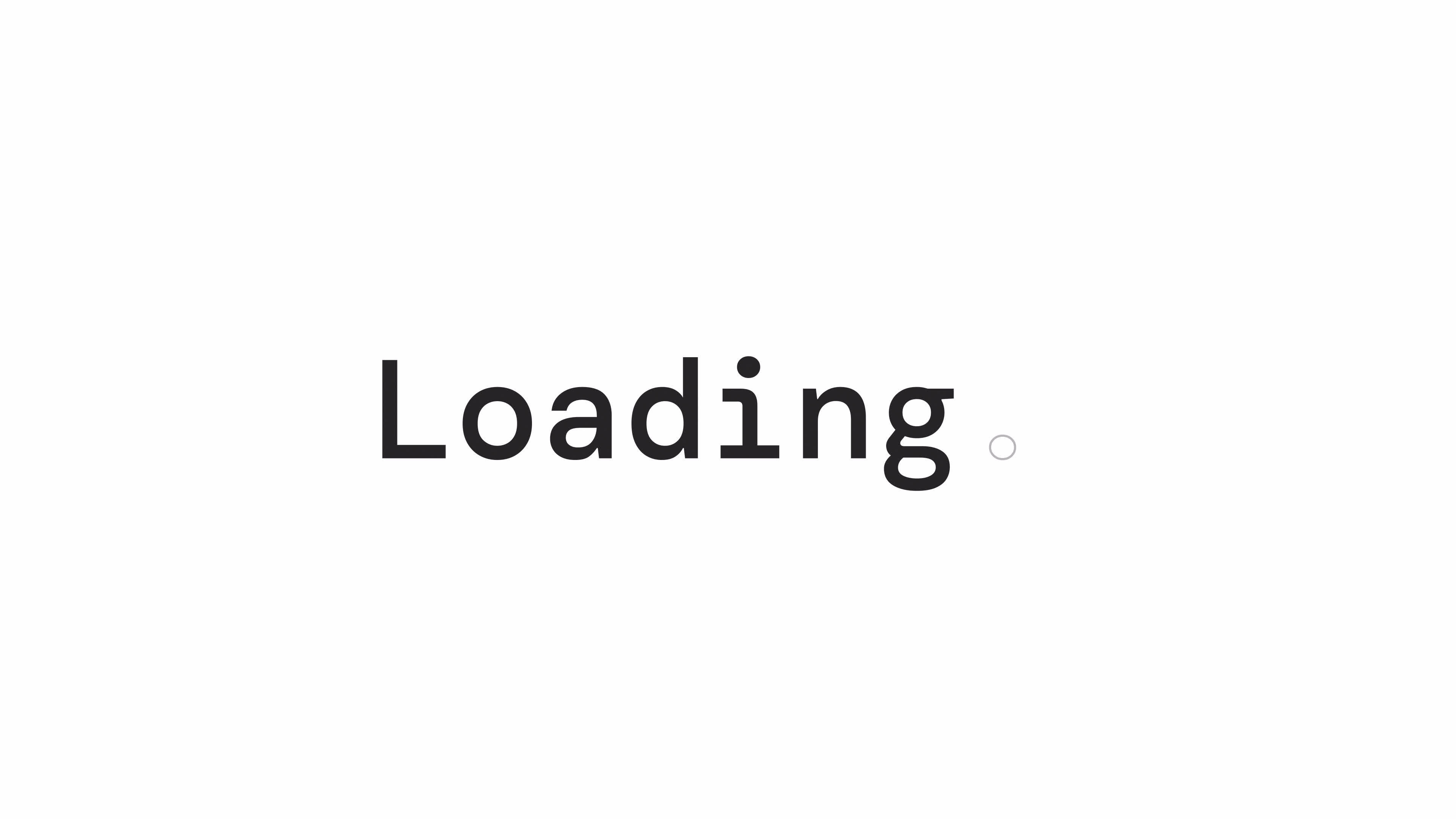 Professional Bw Loader Animation Sentence Case Text Message 4K Video