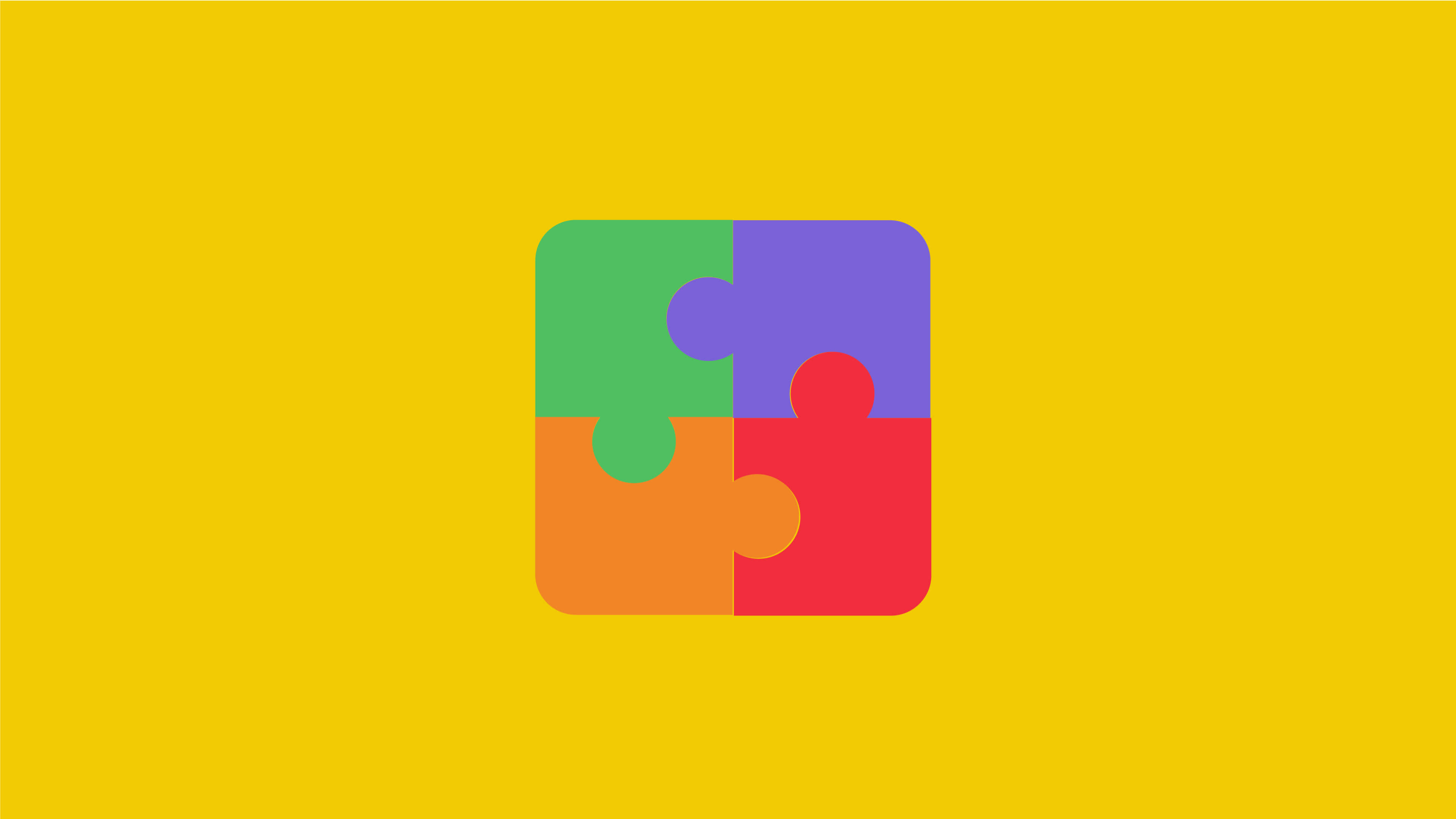 Animated Multiple Color Puzzle Describe Unity In Diversity Teamwork