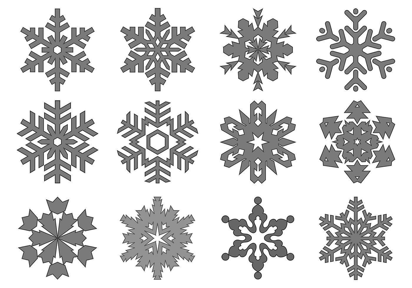 Snowflake Vector Pack 6931 Vector Art at Vecteezy