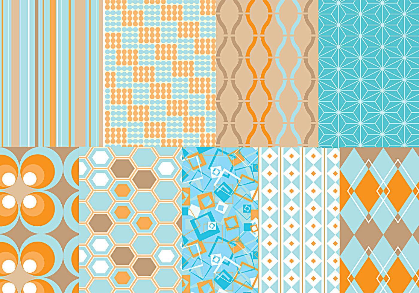 Funky Retro Vector Pattern Pack 31092 Vector Art at Vecteezy