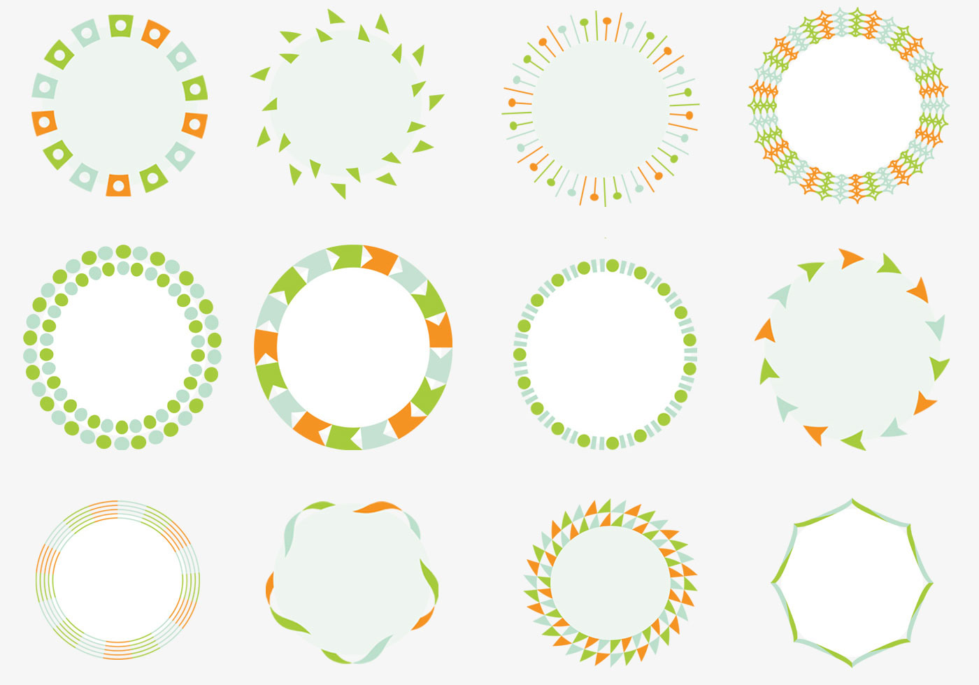 Funky Frames Vector Pack 40388 Vector Art at Vecteezy