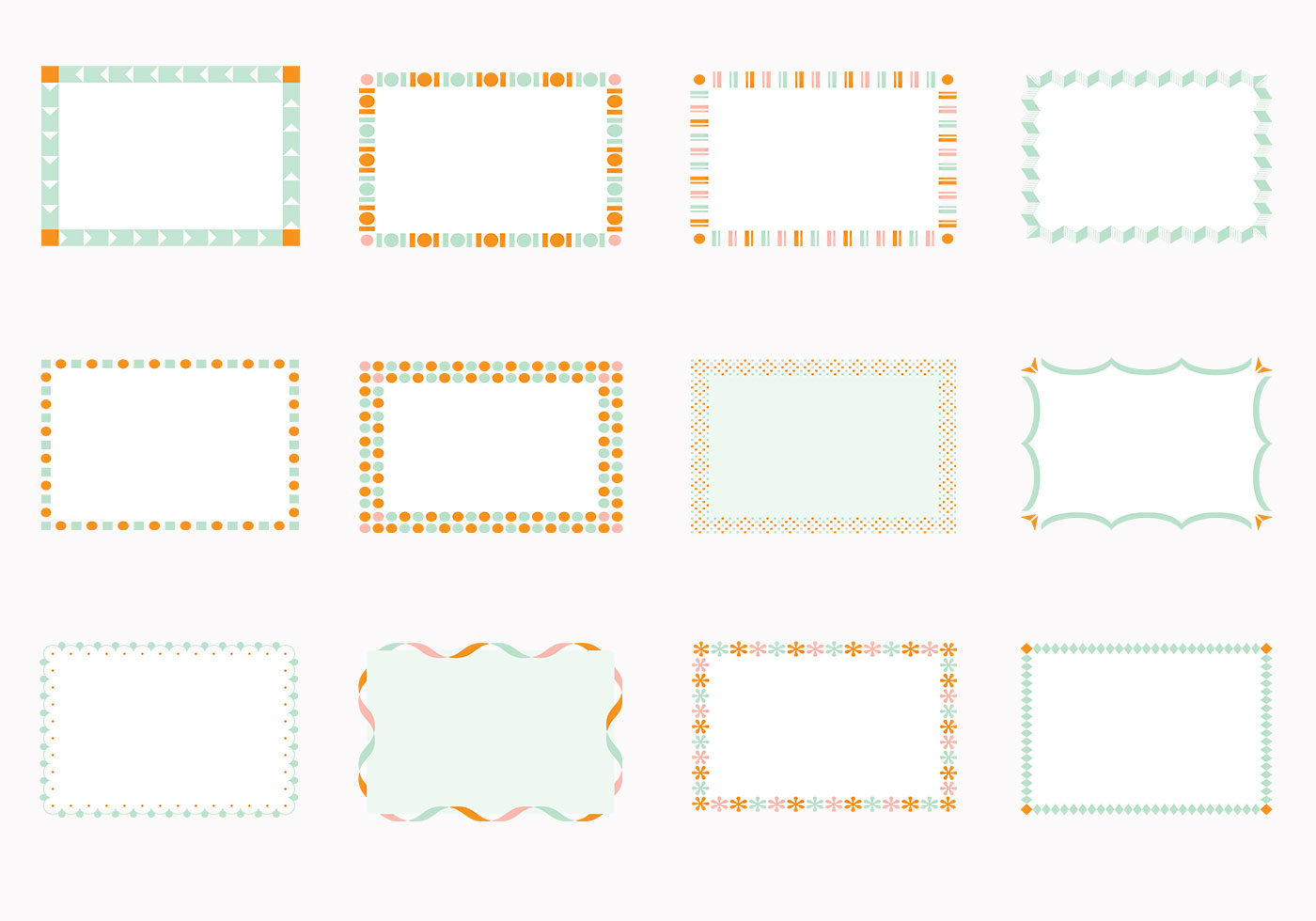 Funky Square Frames Vectors 40756 Vector Art at Vecteezy