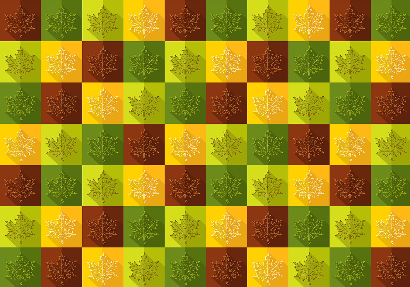 Fall Maple Leaf Vector Pattern 58671 Vector Art at Vecteezy