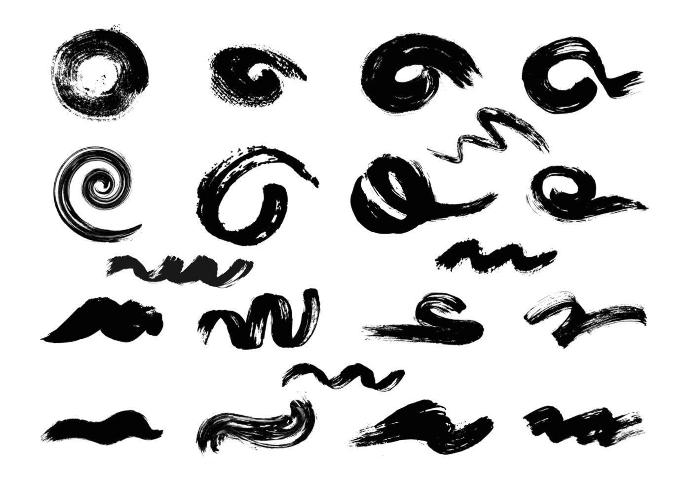 Paint Stroke Vector Pack 59430 Vector Art at Vecteezy