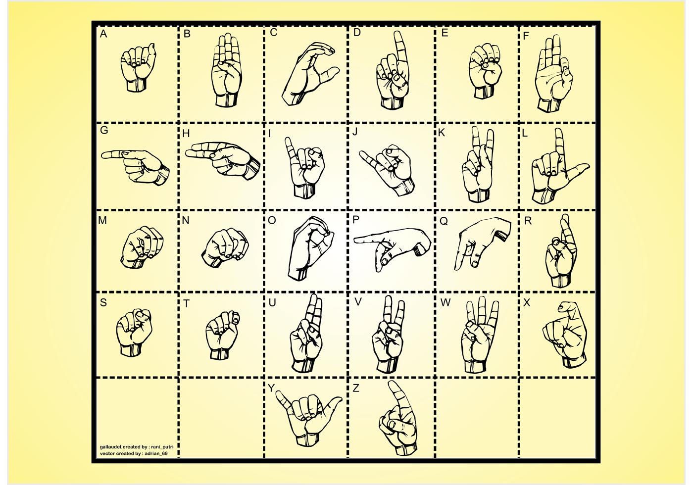 Sign Language Vector - Download Free Vector Art, Stock Graphics & Images