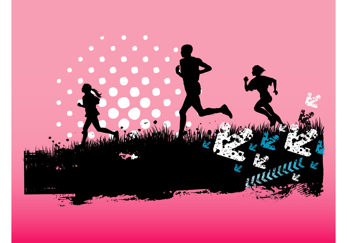 Running Man Vector Free