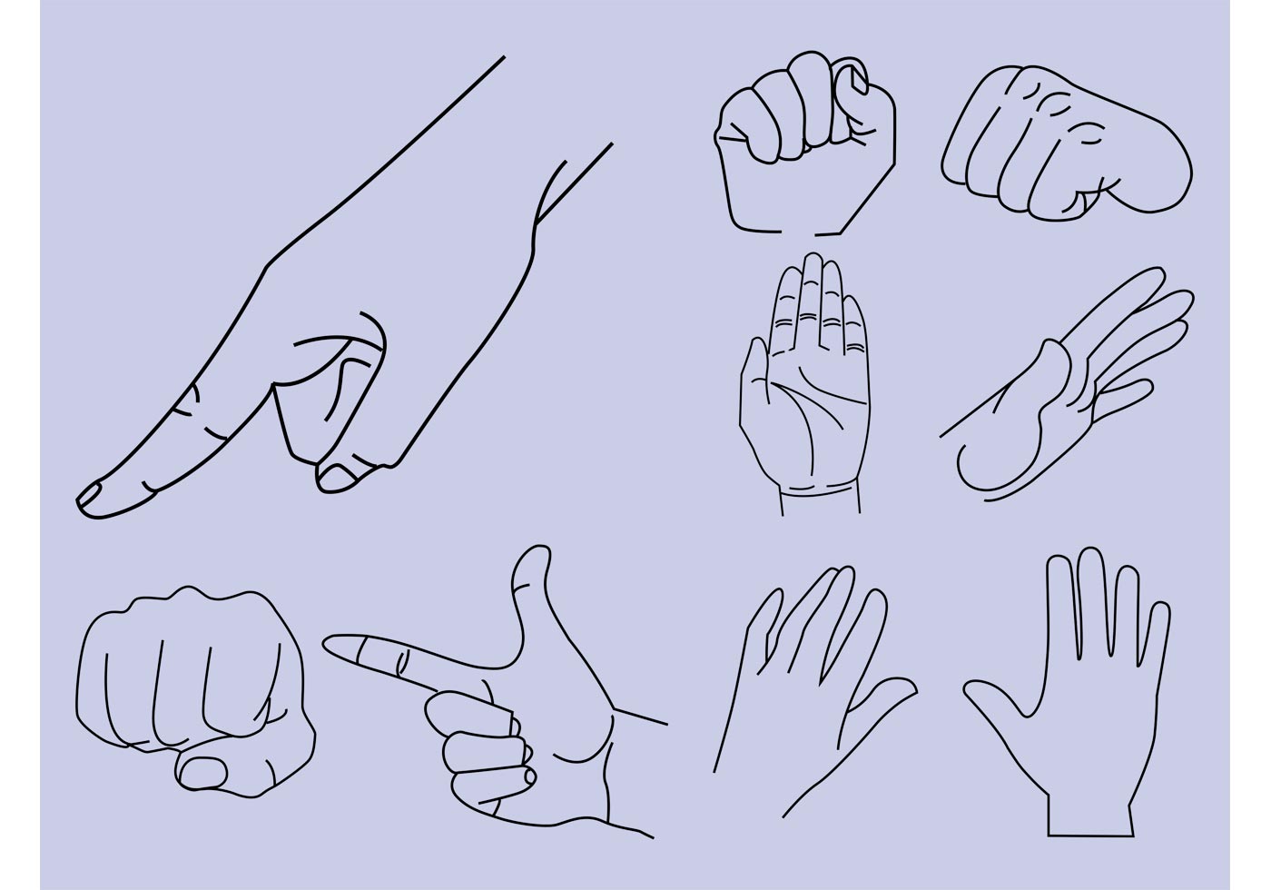 Hand Gestures Free Vector Art - (8180 Free Downloads) Hand Gestures Free Vector Art - (8180 Free Downloads)