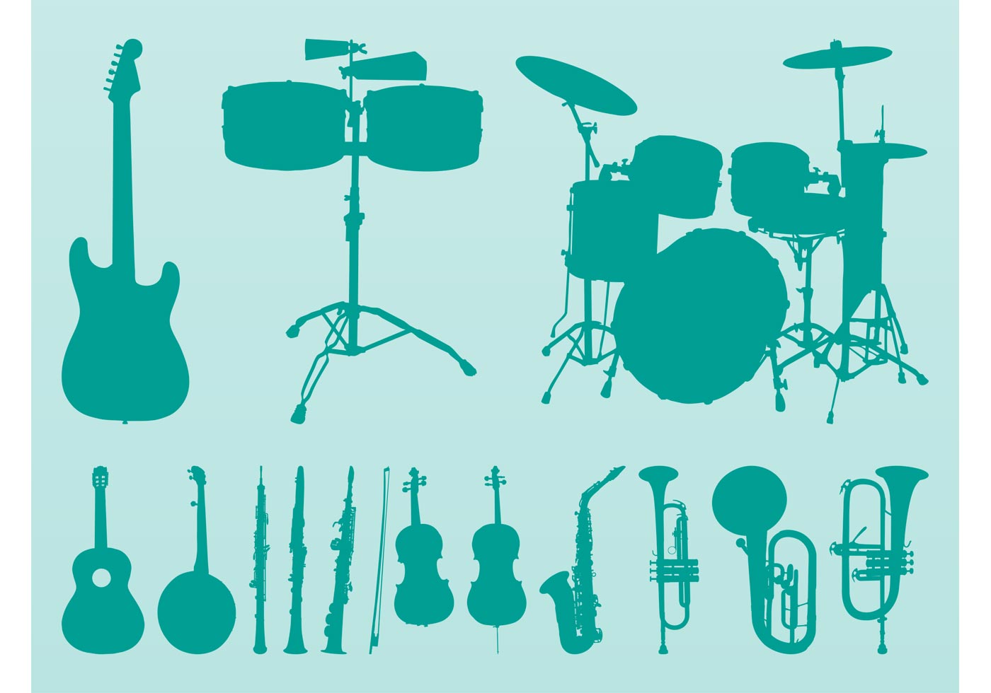 Musical Instruments Vectors - Download Free Vector Art, Stock Graphics ... Musical Instruments Vectors - Download Free Vector Art, Stock Graphics ...