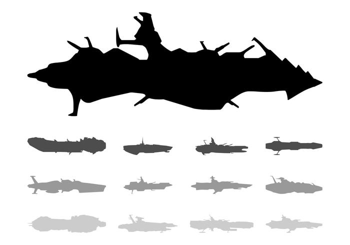 Spaceships Silhouettes Set - Download Free Vector Art, Stock Graphics ... Spaceships Silhouettes Set - Download Free Vector Art, Stock Graphics ...