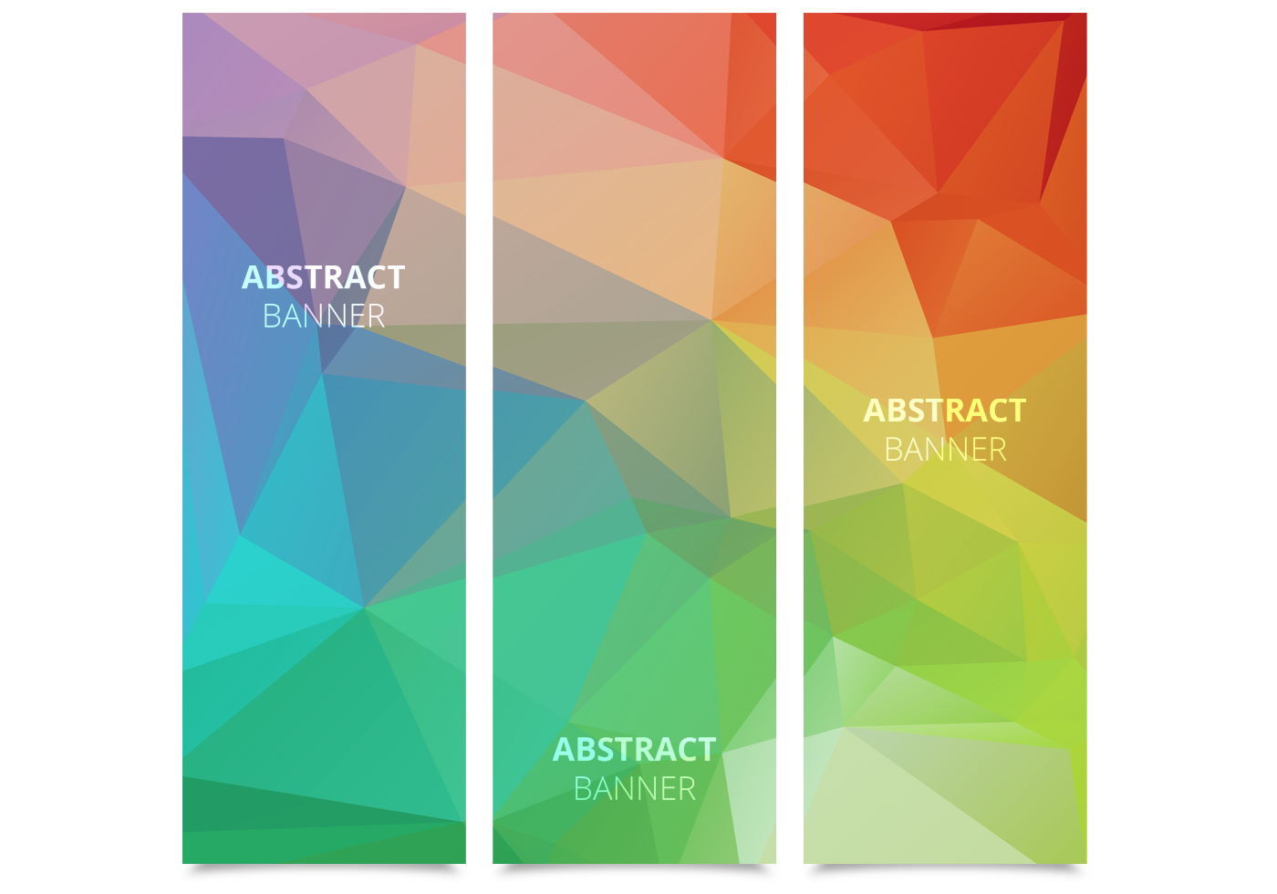 Abstract Polygonal Banners Vector Set 79939 Vector Art at Vecteezy Abstract Polygonal Banners Vector Set 79939 Vector Art at Vecteezy