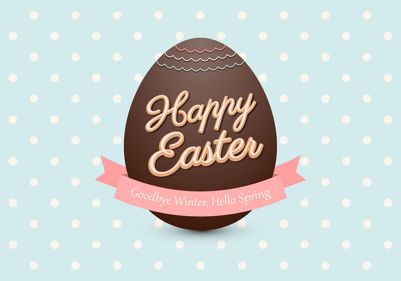 Chocolate Easter Egg Vector 80019 Vector Art at Vecteezy