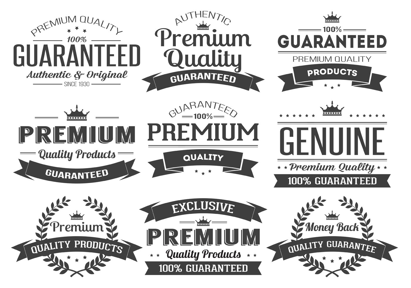 Premium Quality Label Vector Insignias - Download Free Vector Art ... Premium Quality Label Vector Insignias - Download Free Vector Art ...