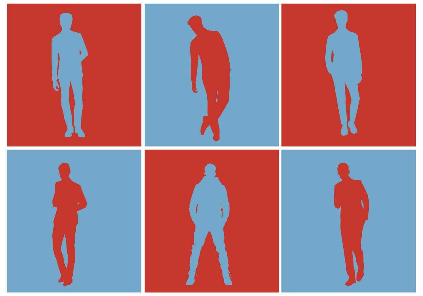 Free Vector Men Silhouette Set 84123 Vector Art At Vecteezy