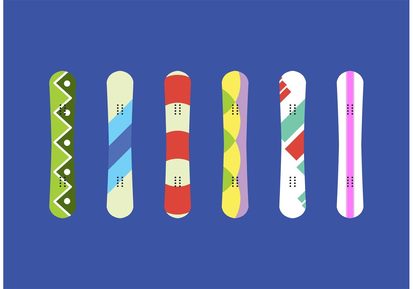 Snowboard Isolated Vectors 84321 Vector Art at Vecteezy