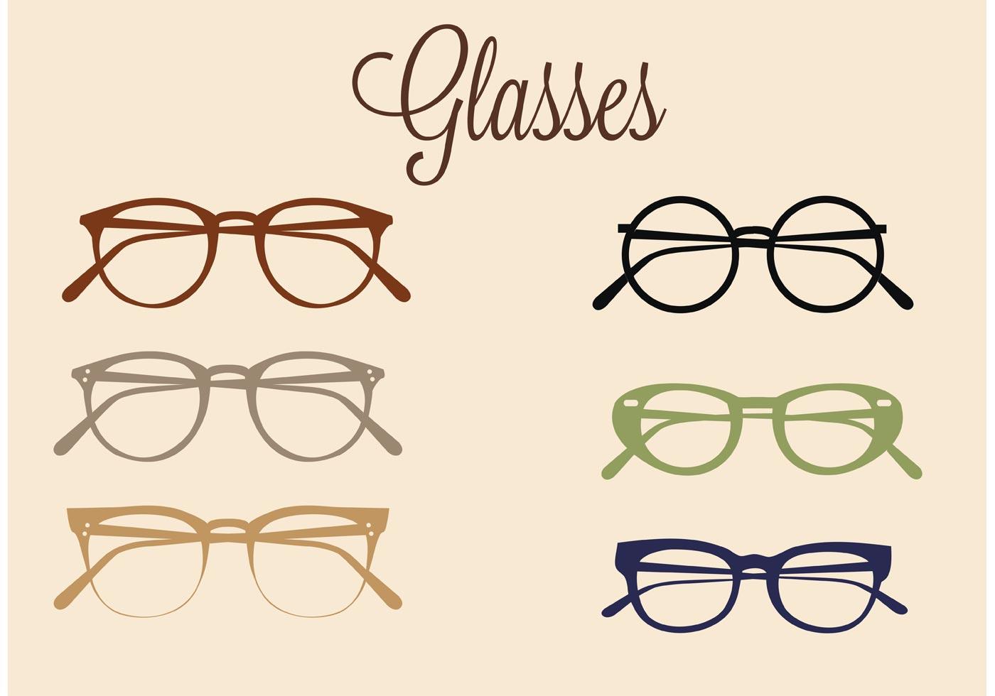 Free Vector Glasses Set 85816 Vector Art At Vecteezy