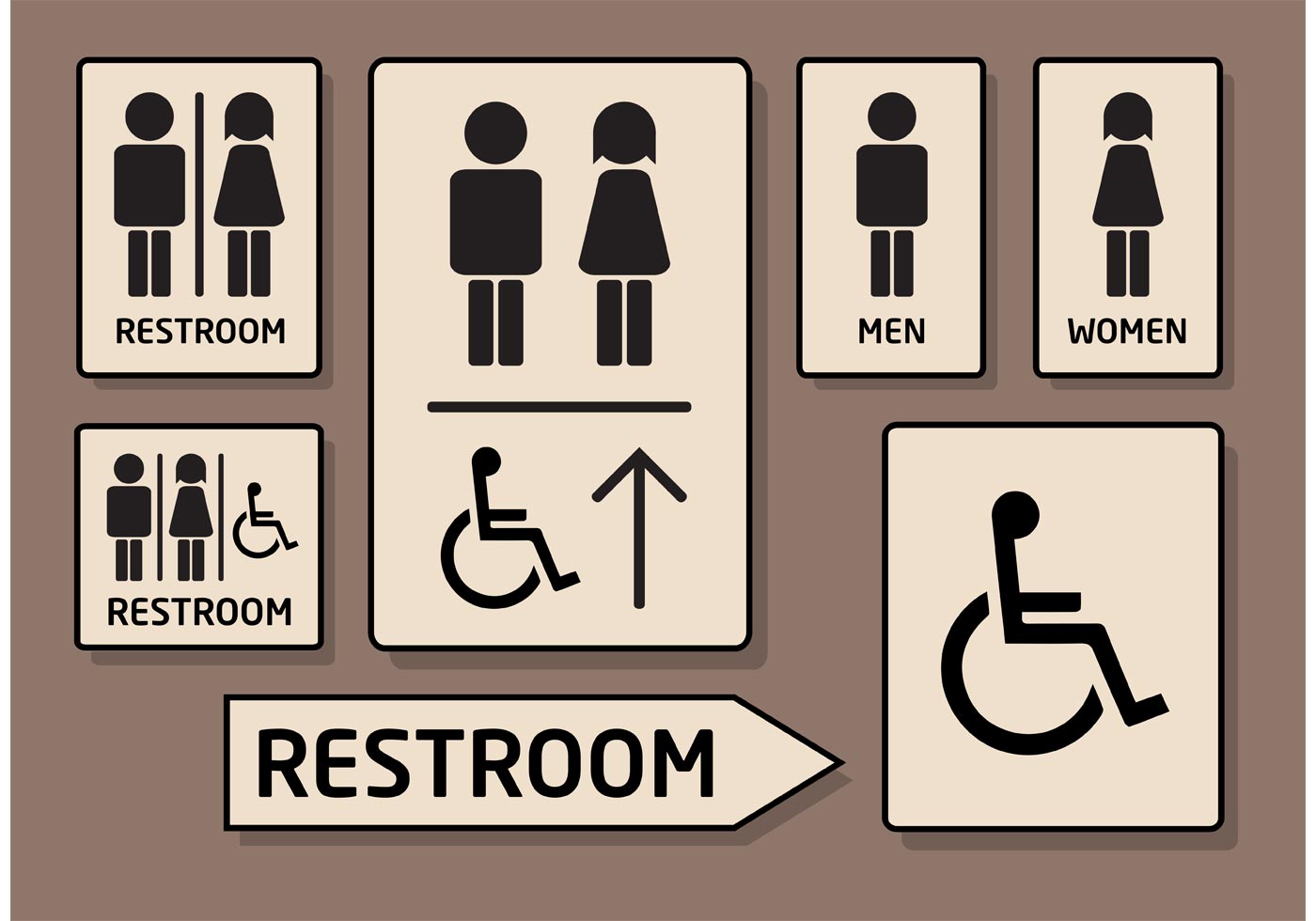 Rest Room Vector Icons 86146 Vector Art at Vecteezy Rest Room Vector Icons 86146 Vector Art at Vecteezy
