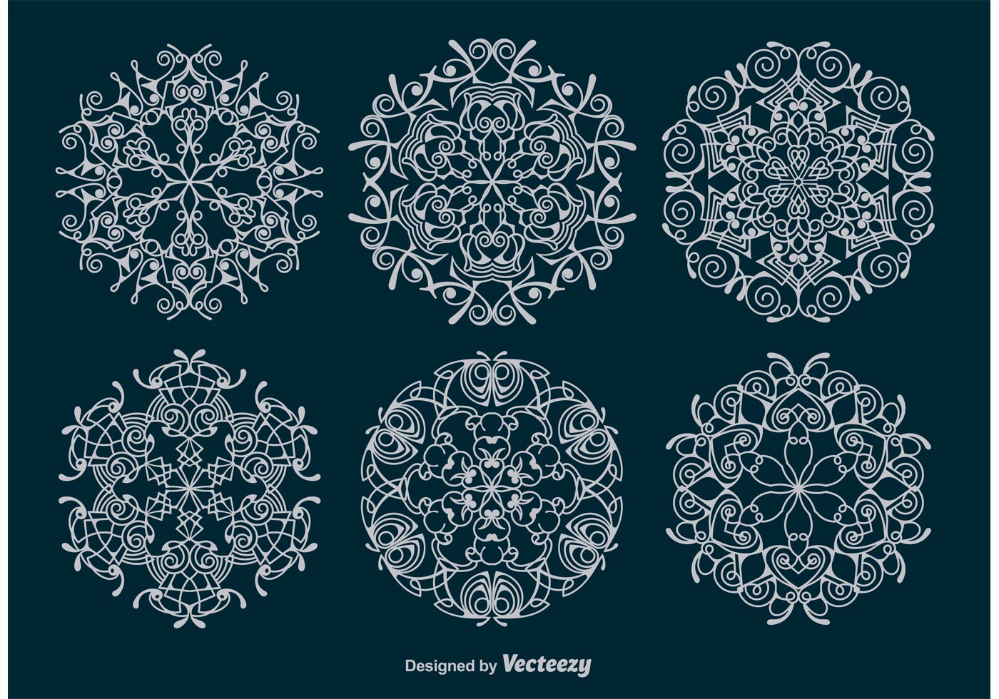 Ornamental Snowflakes Vectors 86512 Vector Art at Vecteezy