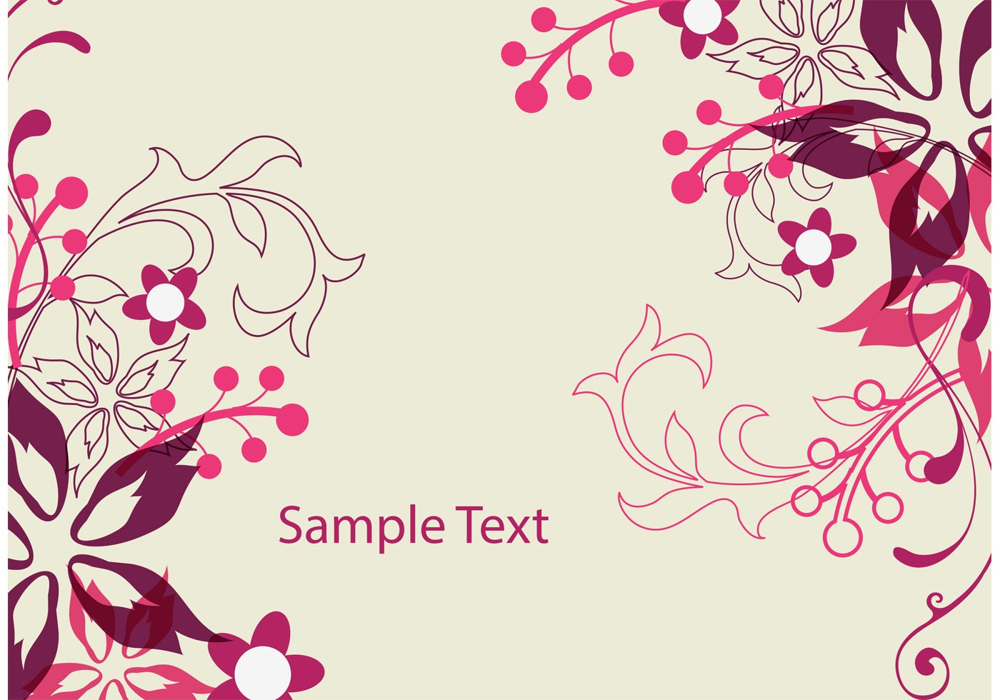 Spring Floral Vector Background 87036 Vector Art at Vecteezy
