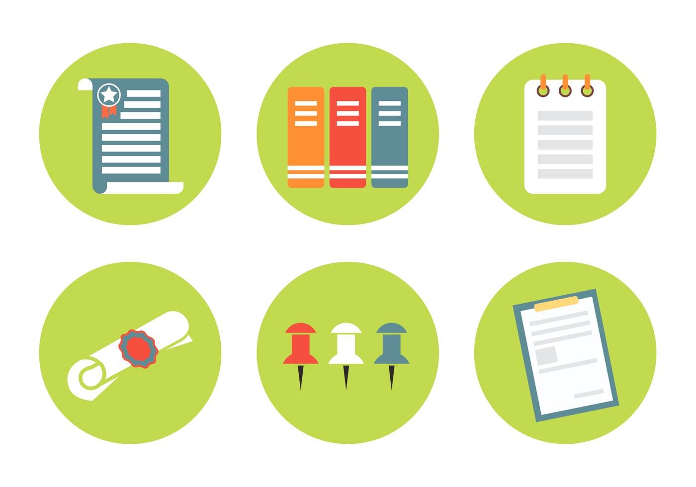 Vector Document Icon Set 88696 Vector Art at Vecteezy