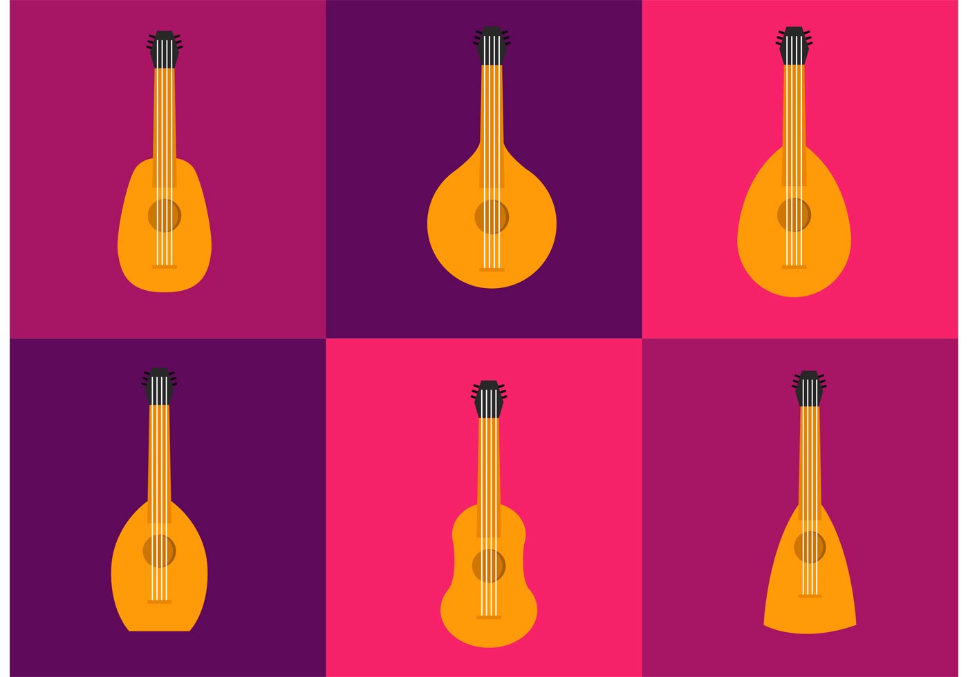 Ukelele Vector Pack Download Free Vector Art Stock Graphics And Images