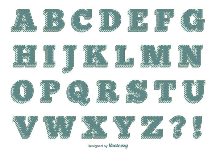Retro Style Alphabet 90191 Vector Art at Vecteezy Retro Style Alphabet 90191 Vector Art at Vecteezy