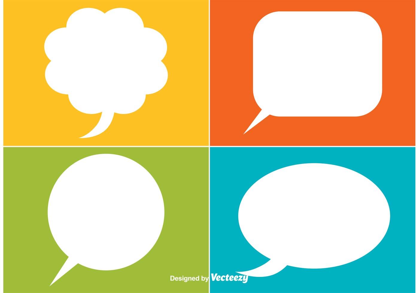 Speech Bubble Vector Labels 90429 Vector Art at Vecteezy