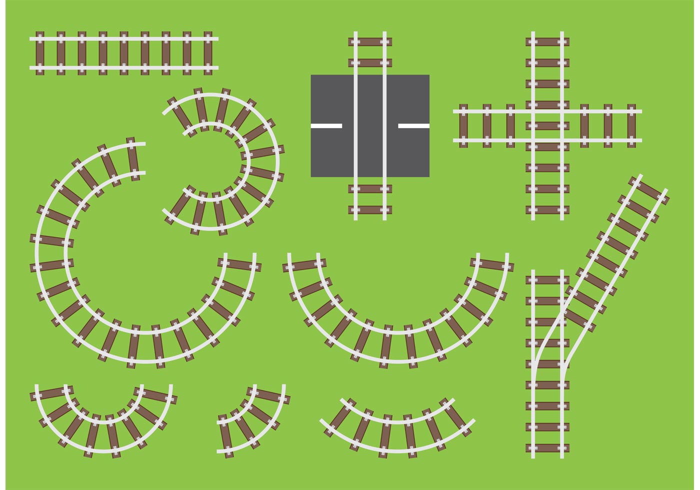 Railroad Track Vectors 90617 Vector Art at Vecteezy Railroad Track Vectors 90617 Vector Art at Vecteezy