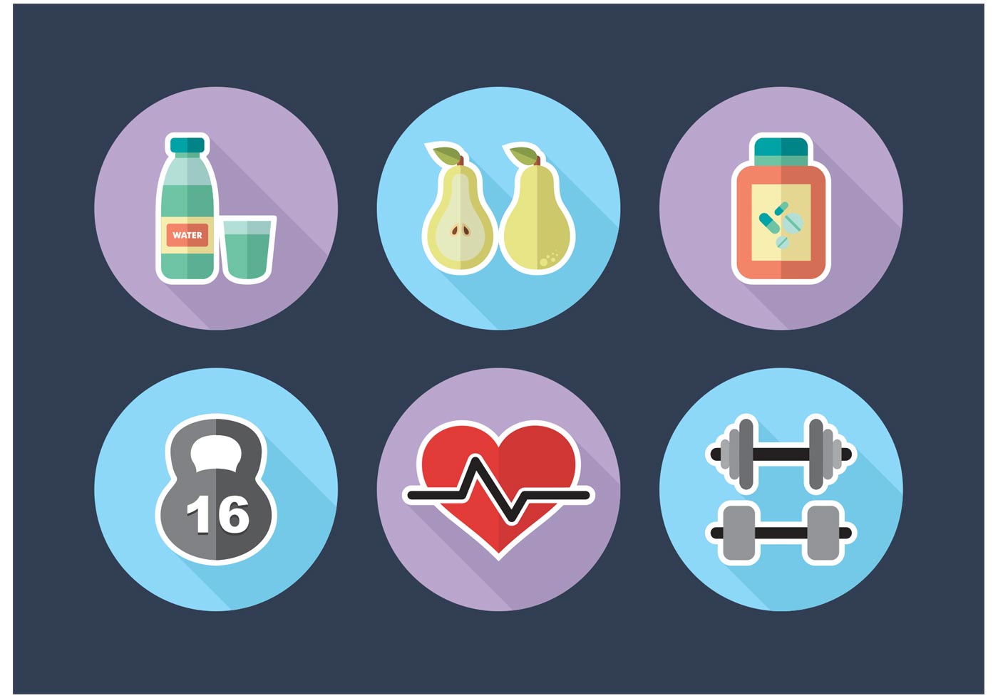 Diet Icons Vector Free 91101 Vector Art at Vecteezy