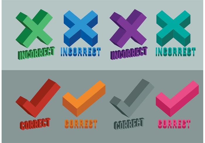 Correct Incorrect Vector Symbols - Download Free Vector Art, Stock ... Correct Incorrect Vector Symbols - Download Free Vector Art, Stock ...