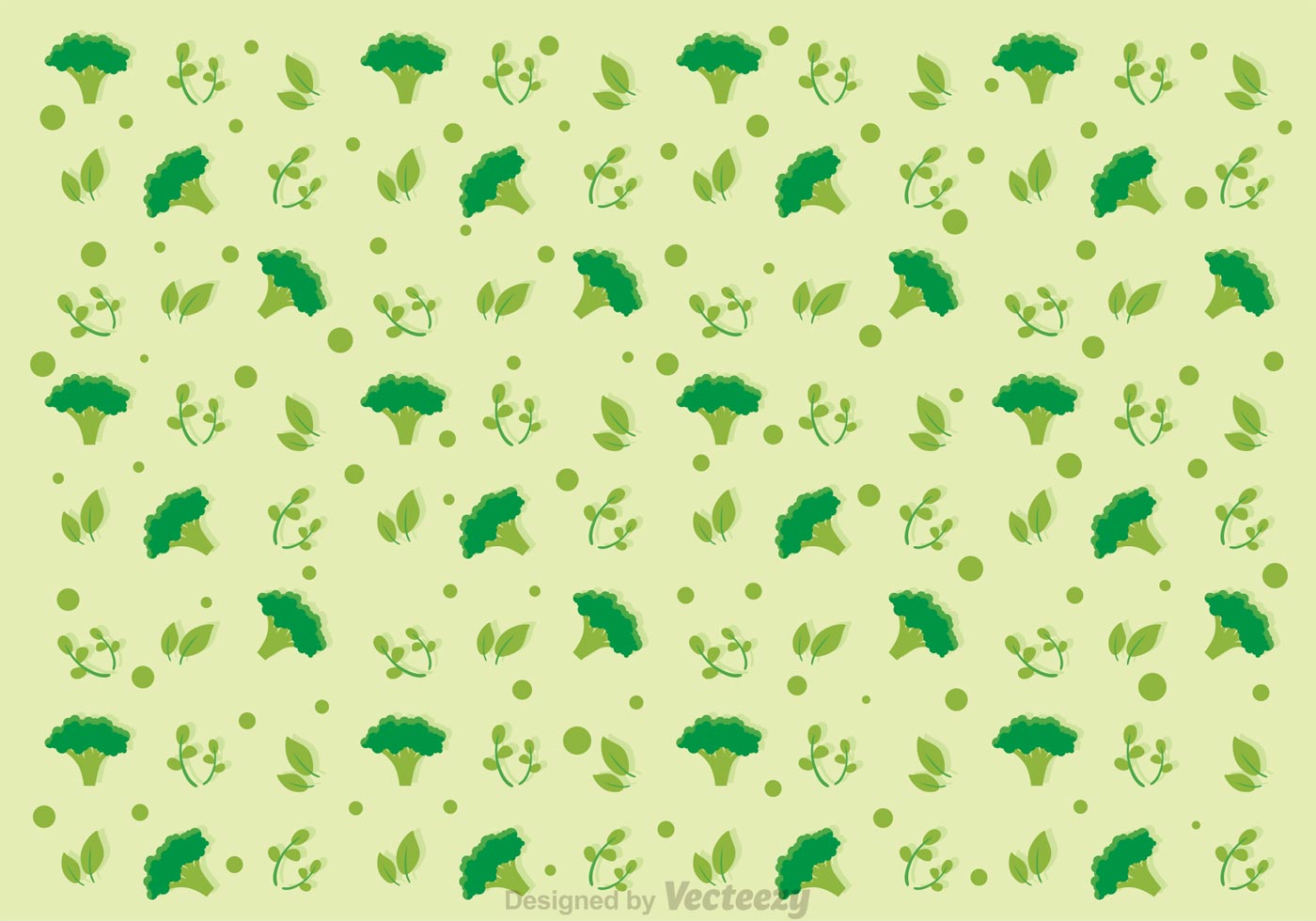 Broccoli Pattern Vector 92090 Vector Art at Vecteezy