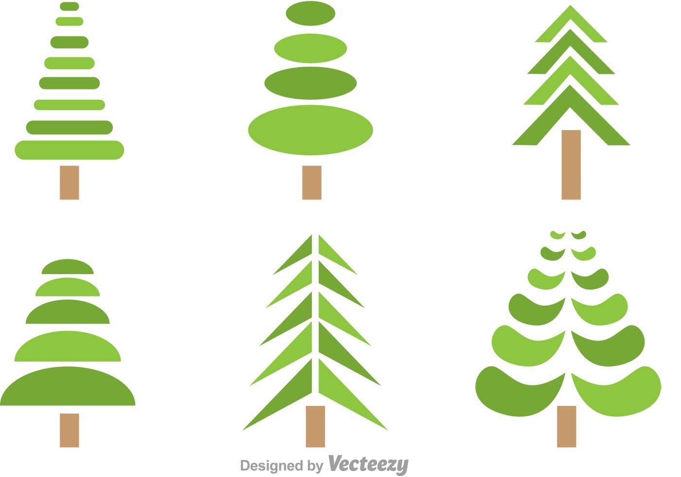 Symmetrical Tree Vectors 92526 Vector Art at Vecteezy