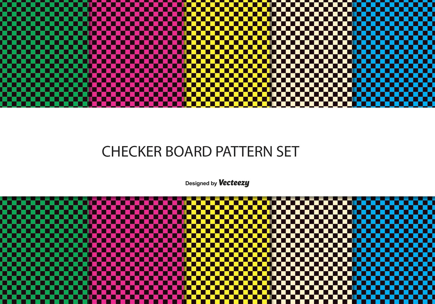 Checkerboard Style Pattern Set 92895 Vector Art at Vecteezy