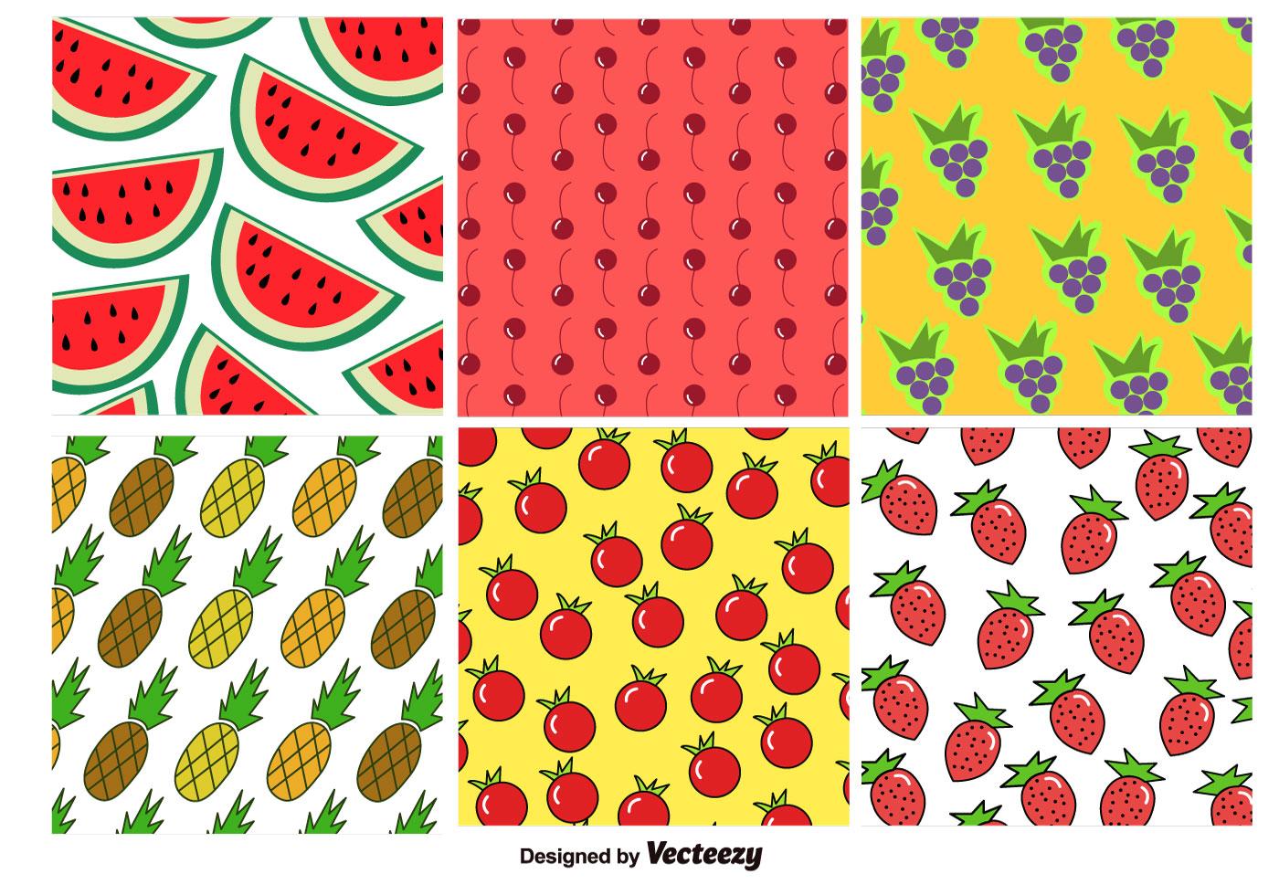 Fruit Background Patterns 93679 Vector Art at Vecteezy
