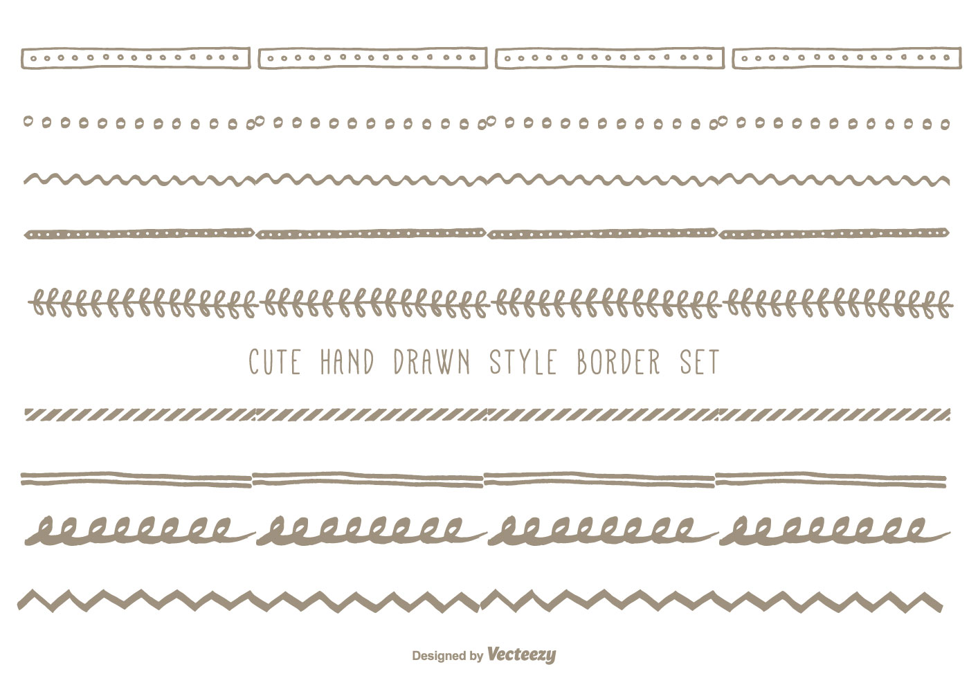 Cute Hand Drawn Border Set 94029 Vector Art at Vecteezy Cute Hand Drawn Border Set 94029 Vector Art at Vecteezy